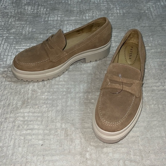 Patina | Shoes | Patina Womens Size 1 Usa 42 Tan Suede New Without Tags ...